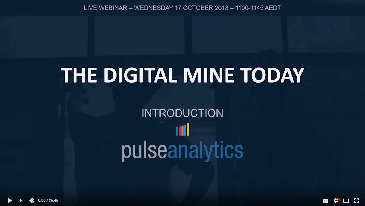 ‘Intro to Pulse Analytics’ webinar video now available to view online – miningsystems.com